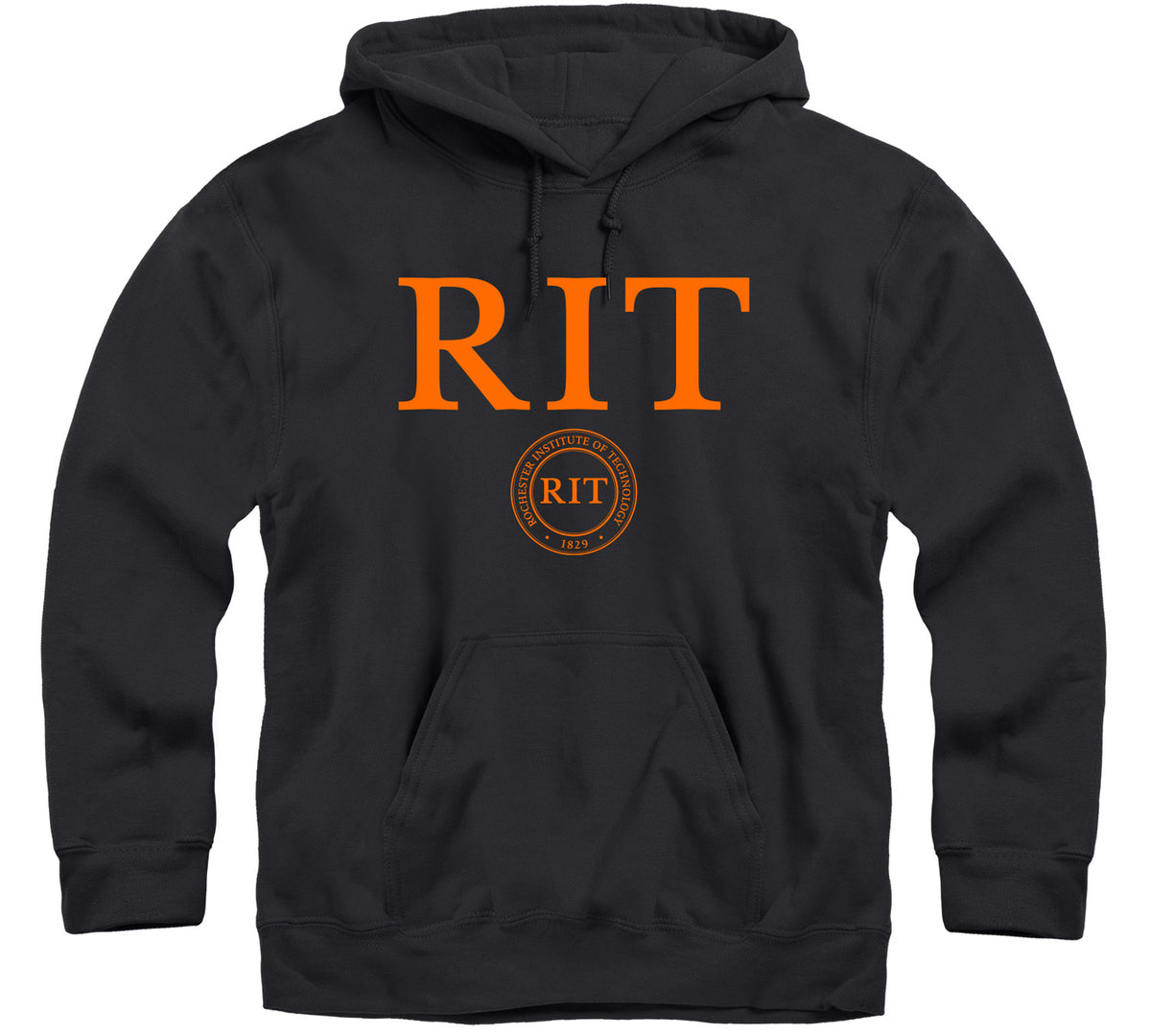 Rochester Institute of Technology Heritage Hooded Sweatshirt (Black ...